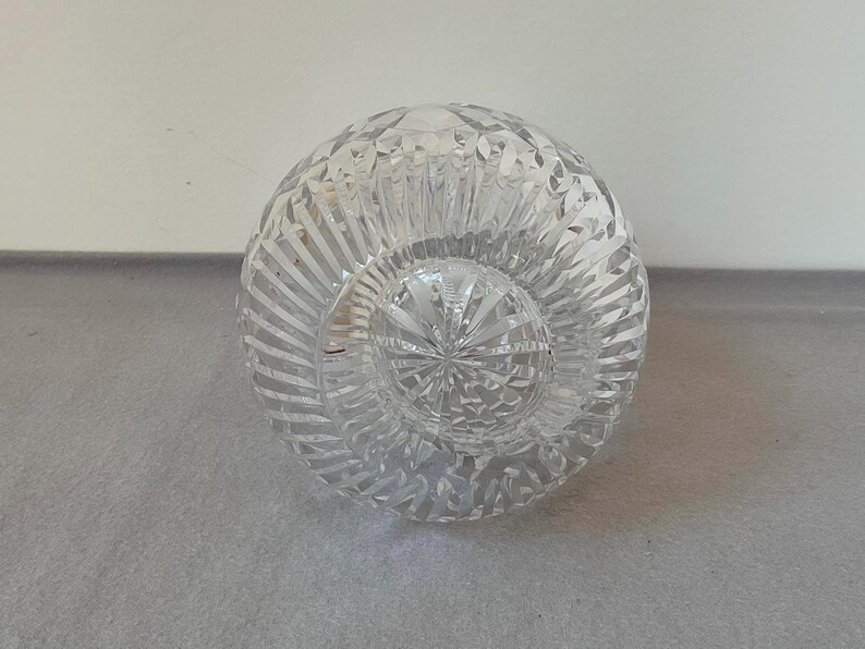 Vintage Waterford 7” Crystal Vase in Criss Cross Killeen Pattern - Etsy