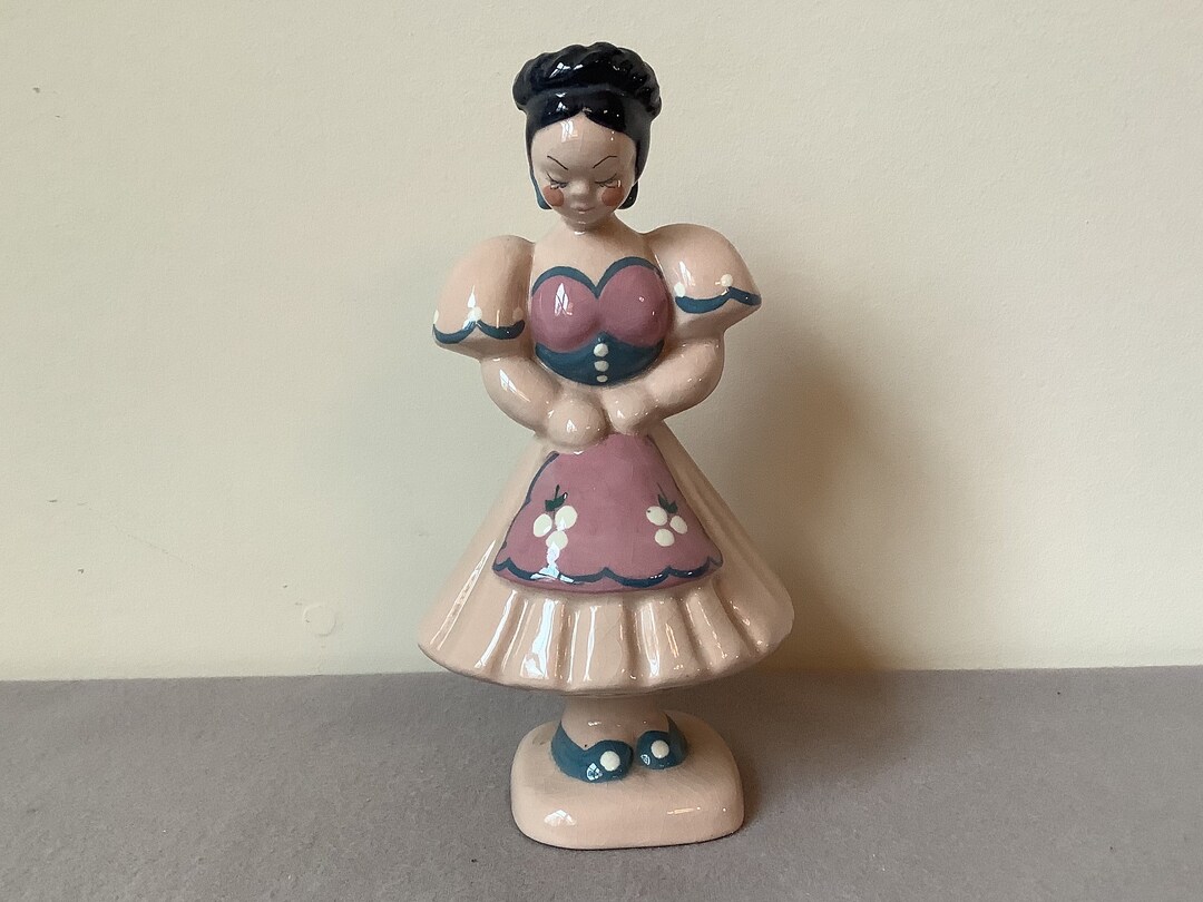 Vintage Kay Finch Figurine Peasant Girl 6.5 - Etsy