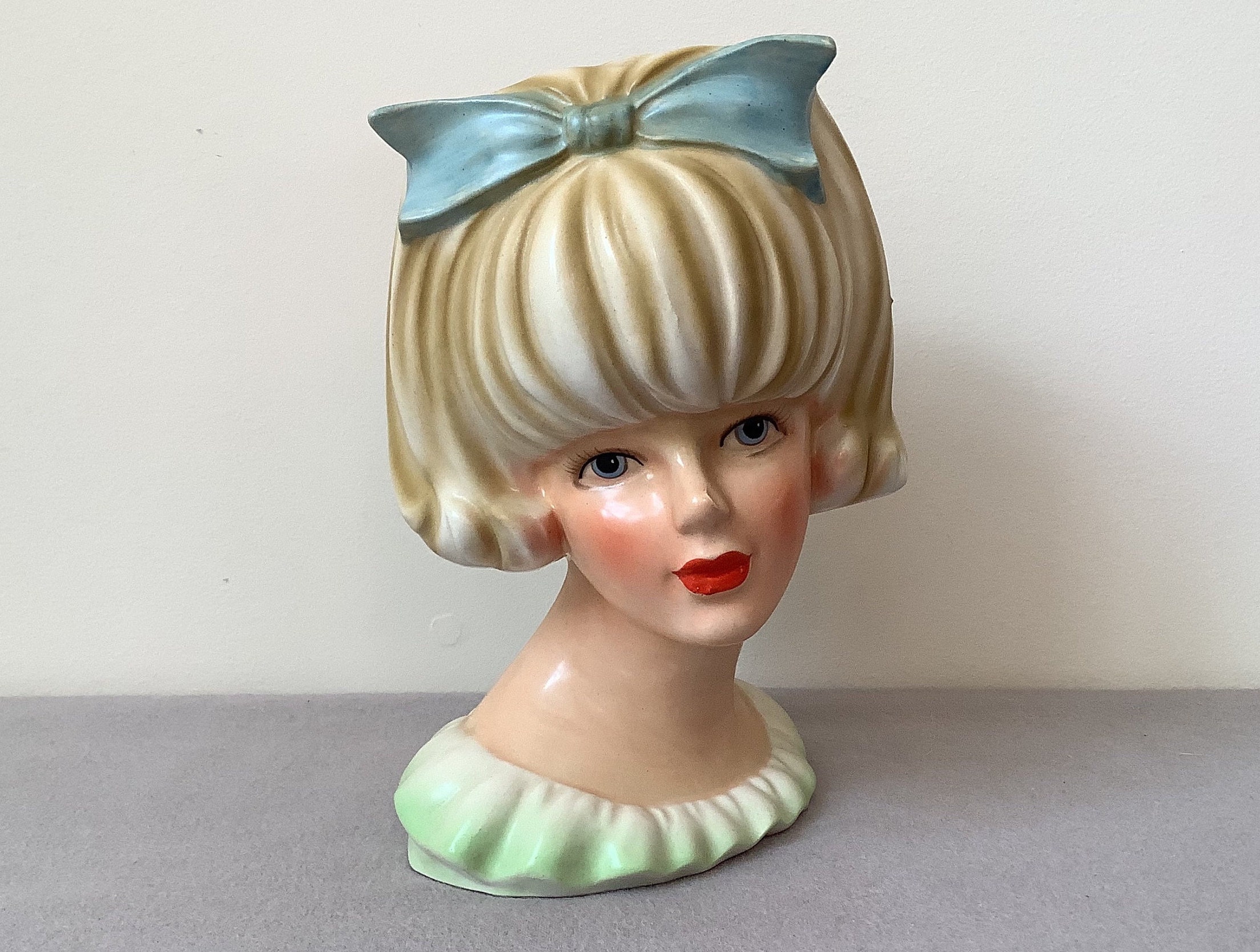 Rare Inarco Lady Head Vase E-2698 Doris Day - Etsy