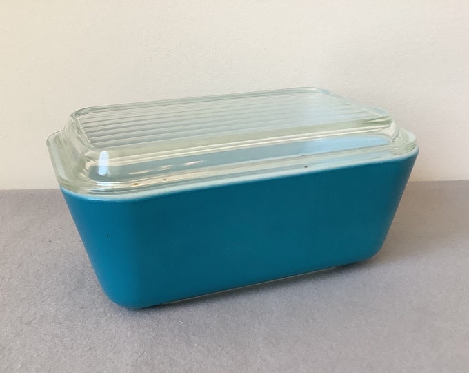 Vintage Pyrex Covered Blue Refrigerator Dish 6' X 4" - Etsy