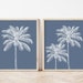 Palm Trees Printables Set of 2, Palm Tree Prints, Coastal Printables ...