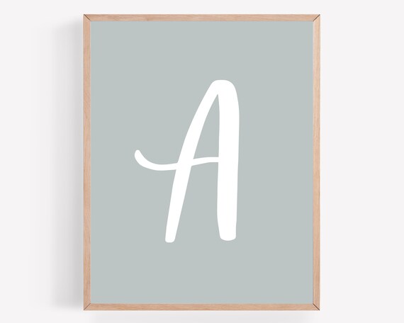 Initial A Printable Monogram A Printable Letter A Print - Etsy