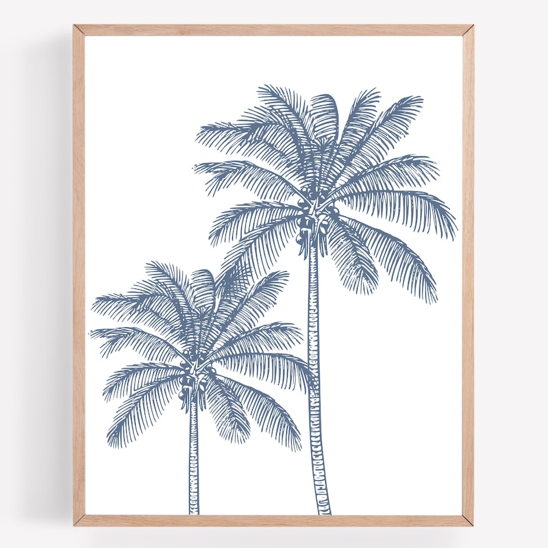 Palm Tree Wall Art - Etsy