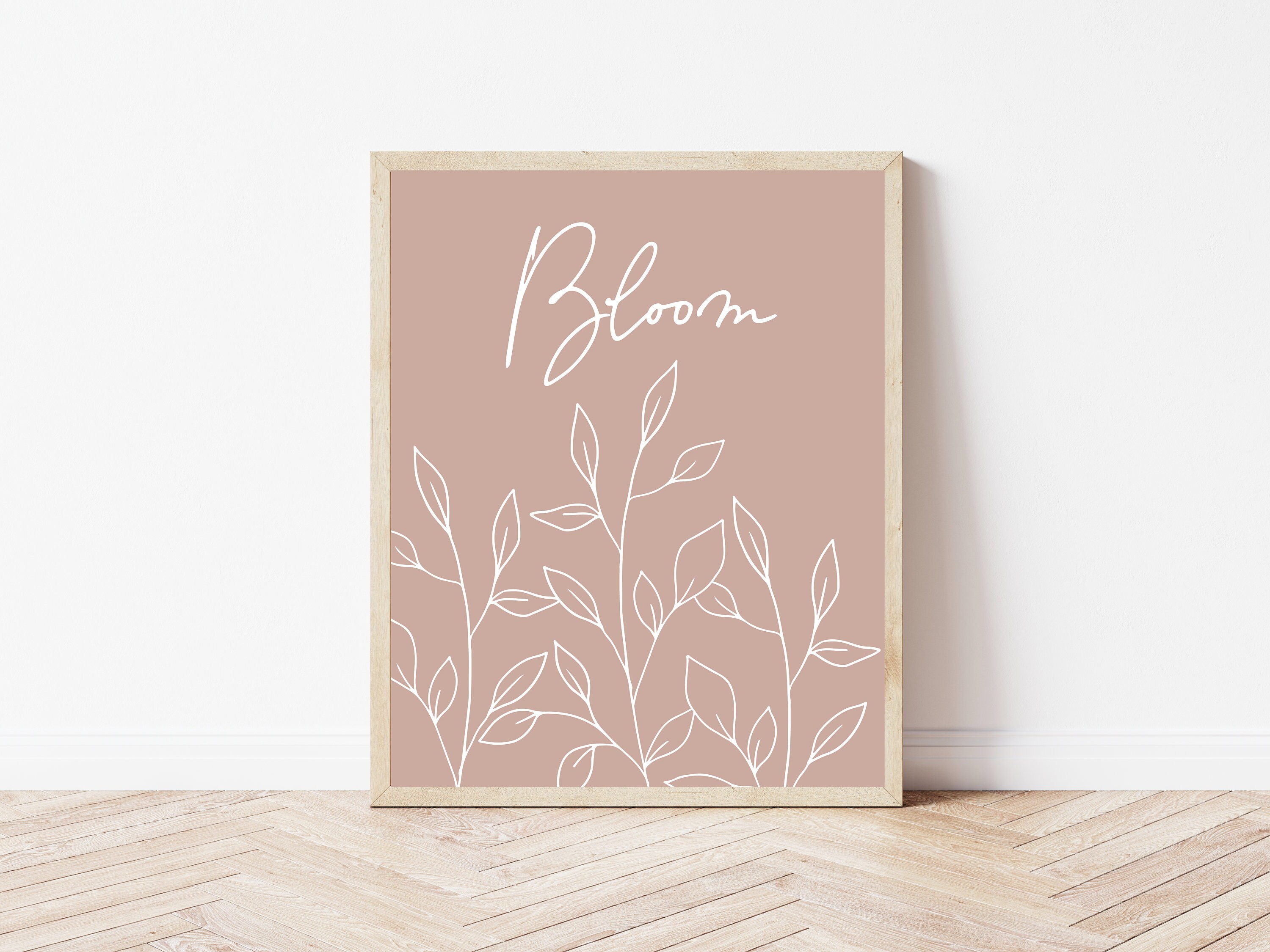 Bloom Printable, Botanical Print, Plant Printable, DIY Wall Art, Spring ...