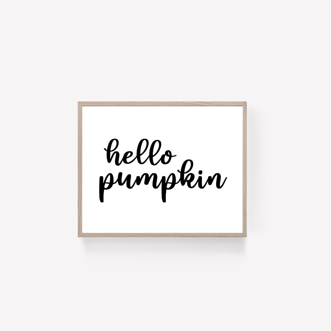 Hello Pumpkin Printable, Instant Download, Pumpkin Print, Fall Wall Art ...