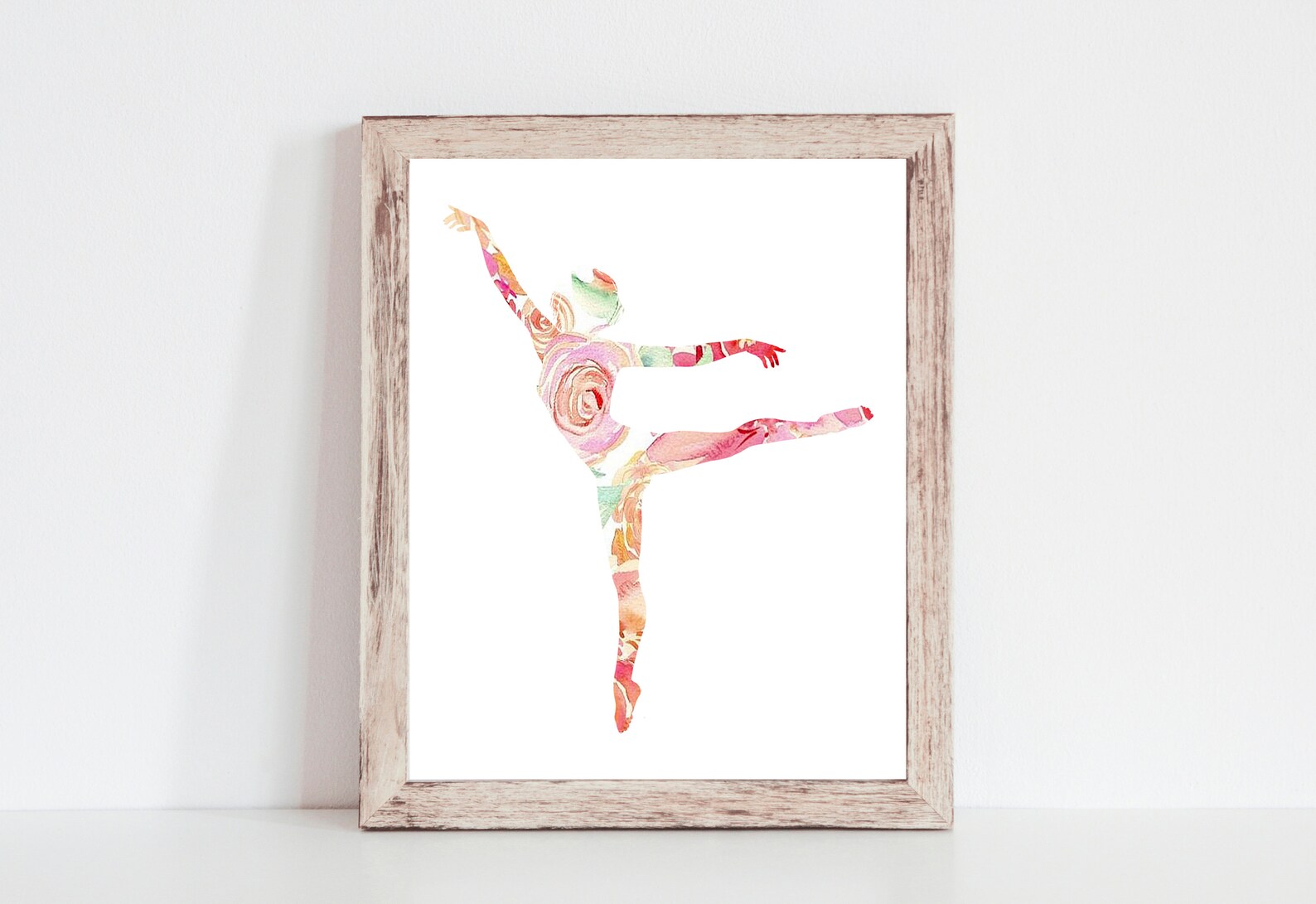 Floral Dancers Printable Set of 6 Instant Download Ballet - Etsy
