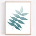 Blue Botanical Printable, Navy Branch Print, Watercolor Wall Art ...