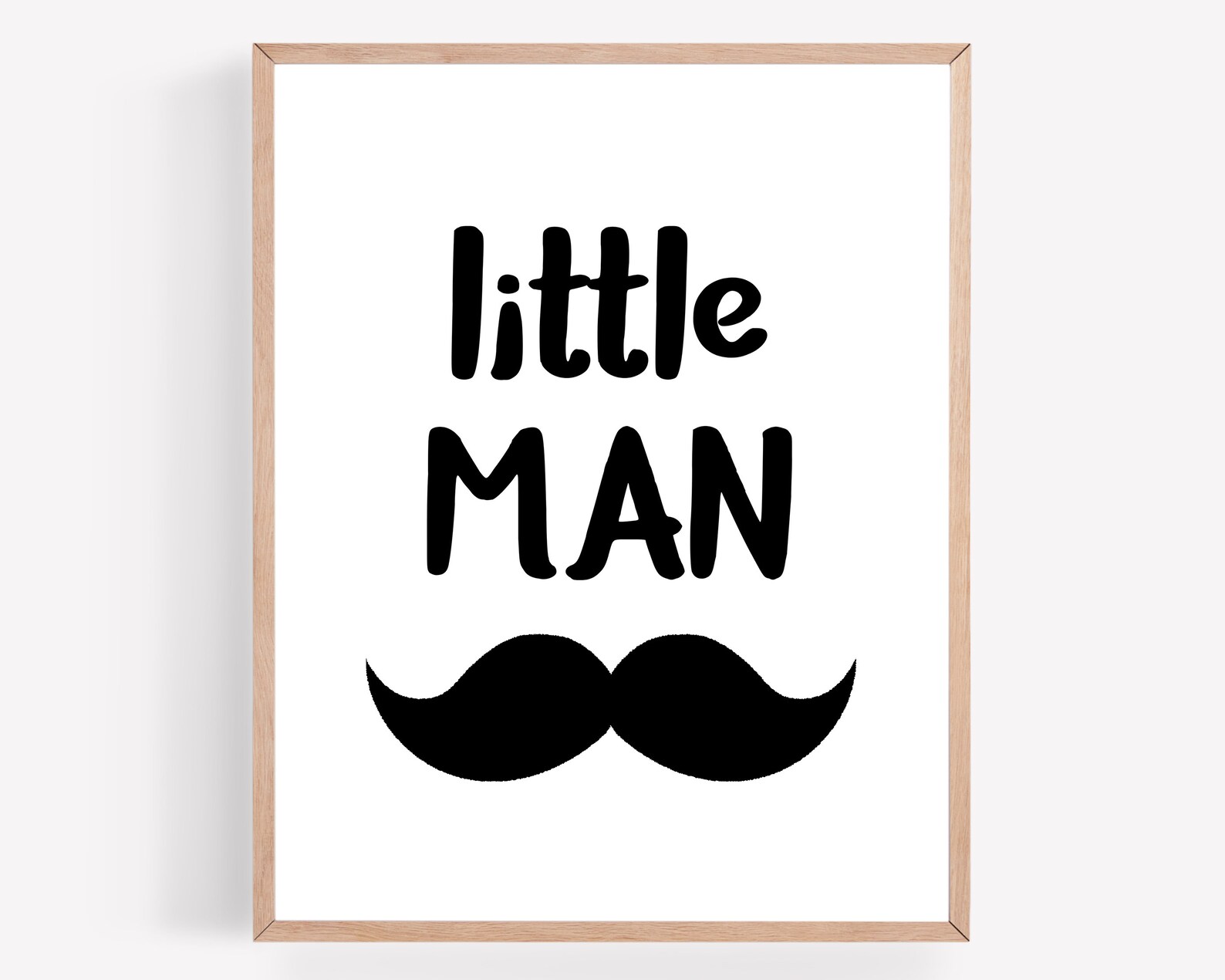Little Man Printable, Mustache Printable, Instant Download, Boy Nursery ...