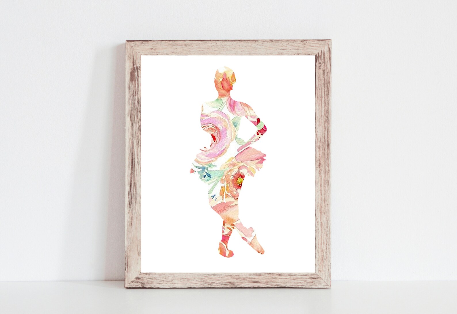 Floral Dancers Printable Set of 6 Instant Download Ballet - Etsy