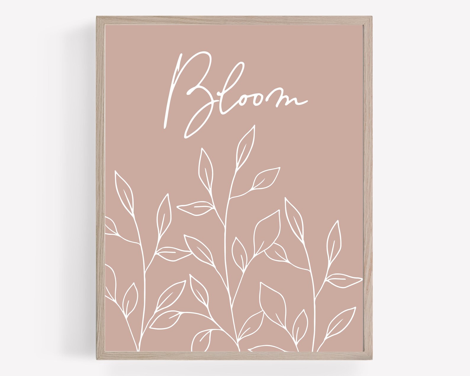 Bloom Printable, Botanical Print, Plant Printable, DIY Wall Art, Spring ...