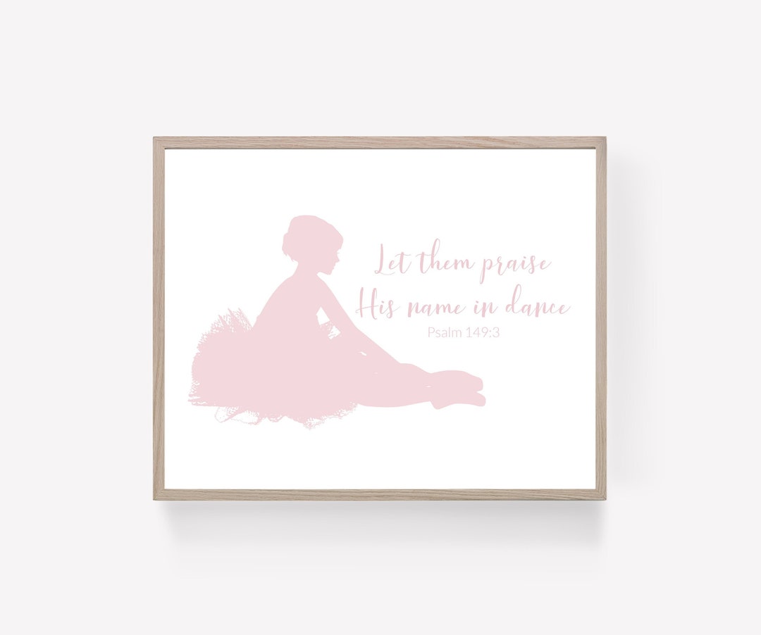Pink Ballerina Printable, Ballet Dancer Print, Dance Printable ...