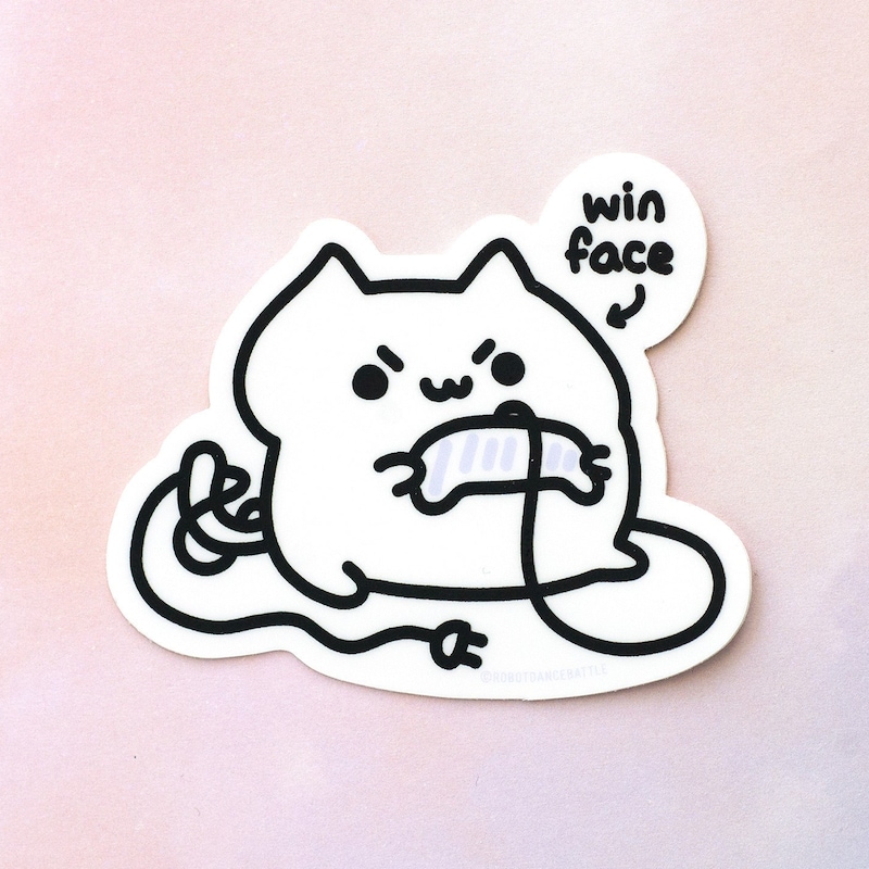 Cute Aesthetic Cat Stickers - Etsy