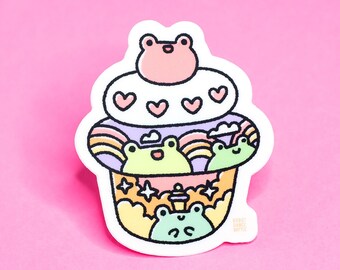 Bizness Frog Stickers, Cute Frog Stickers, Kawaii Frog Stickers, Frog ...