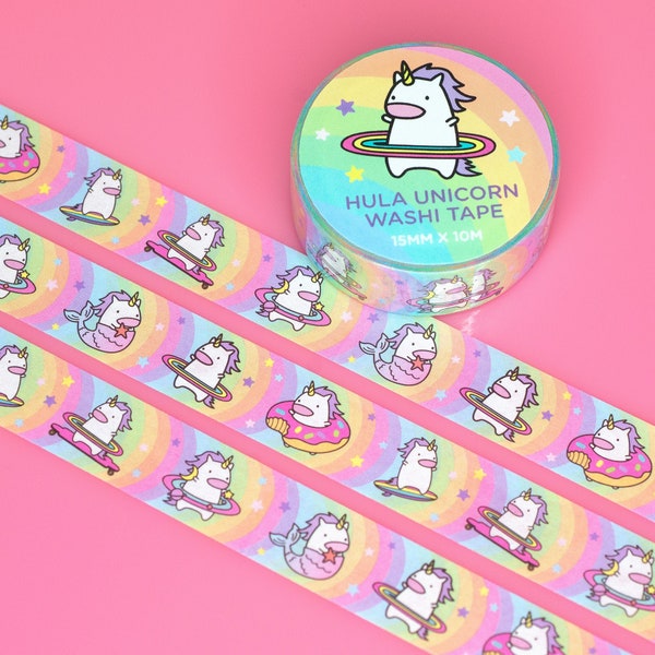 Unicorn Washi Tape - Etsy