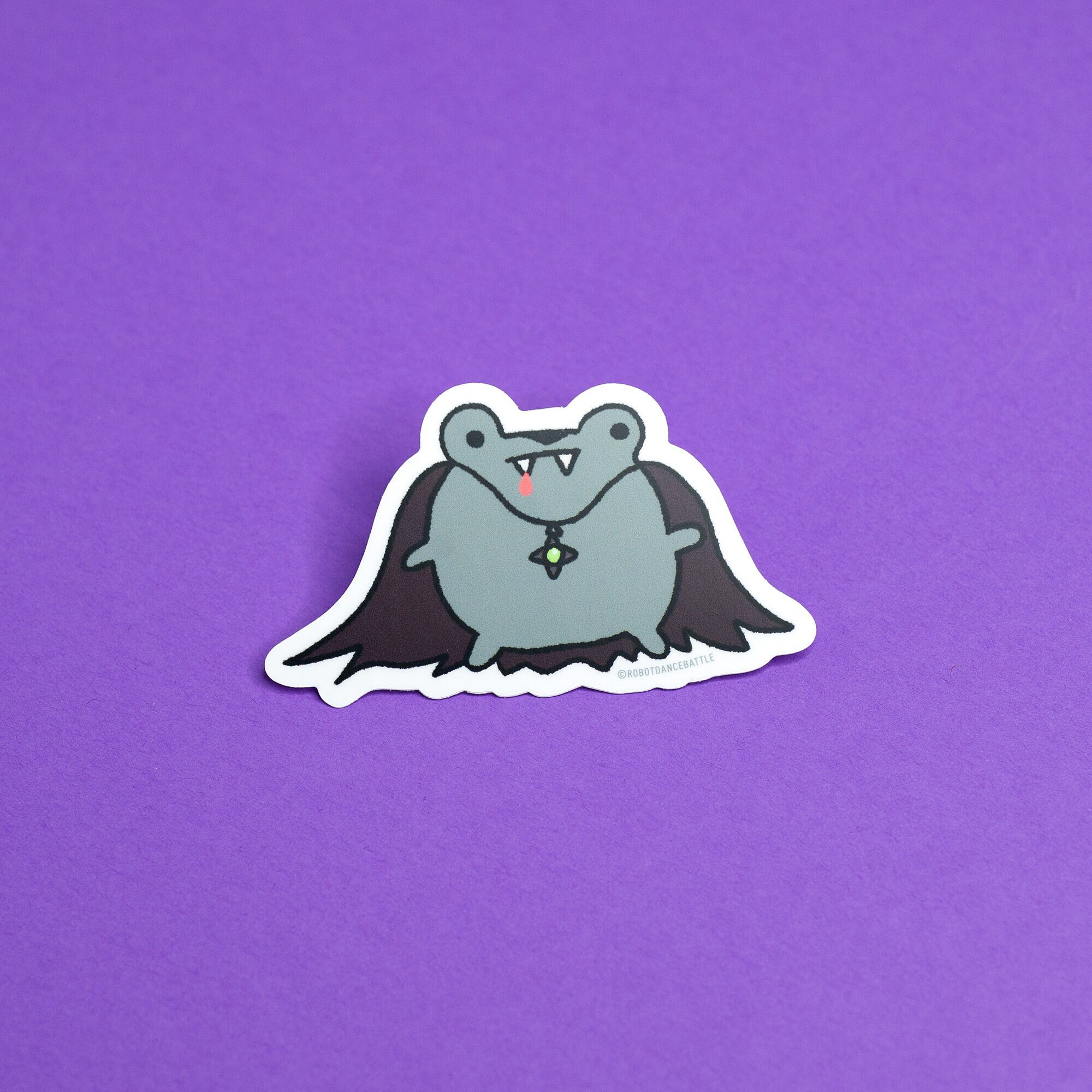 Vampire Frog Sticker Frog Laptop Stickers Cute Frog - Etsy