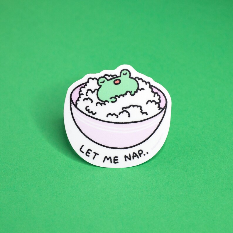 Nap Frog Vinyl Stickers Journal Decals Stationery Stickers - Etsy