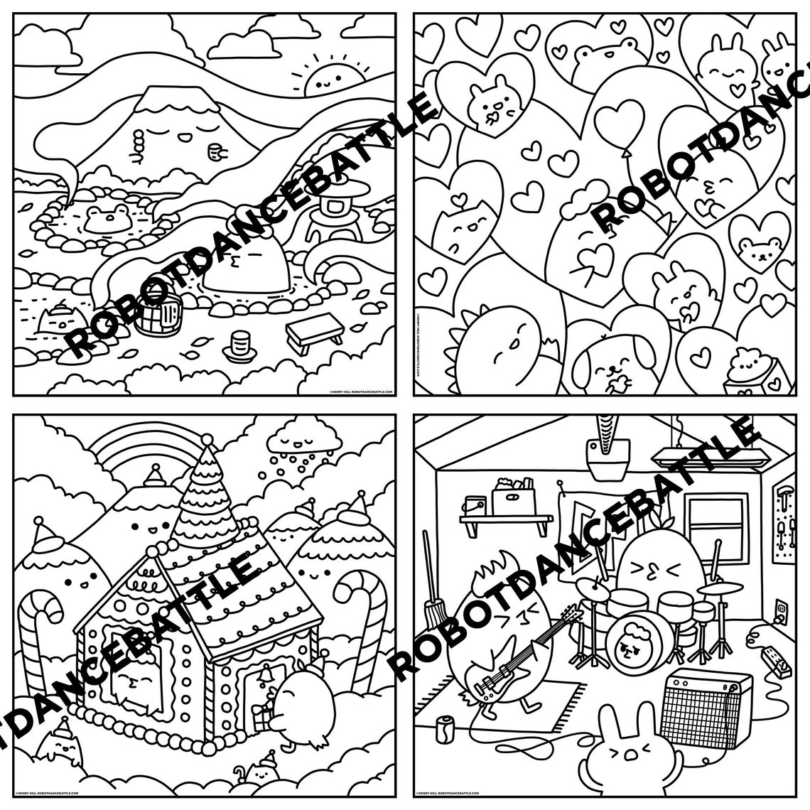 Grumpy Chicken Coloring Book: Fun Kids & Adult Pages - Etsy