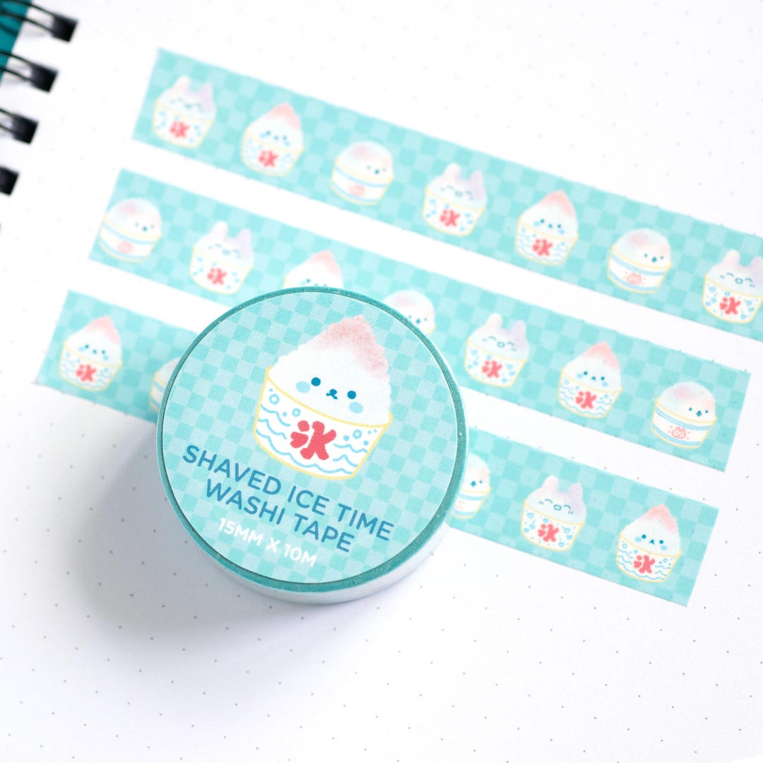Shaved Ice Time Washi Tape for Journaling and Scrapbooking With ...