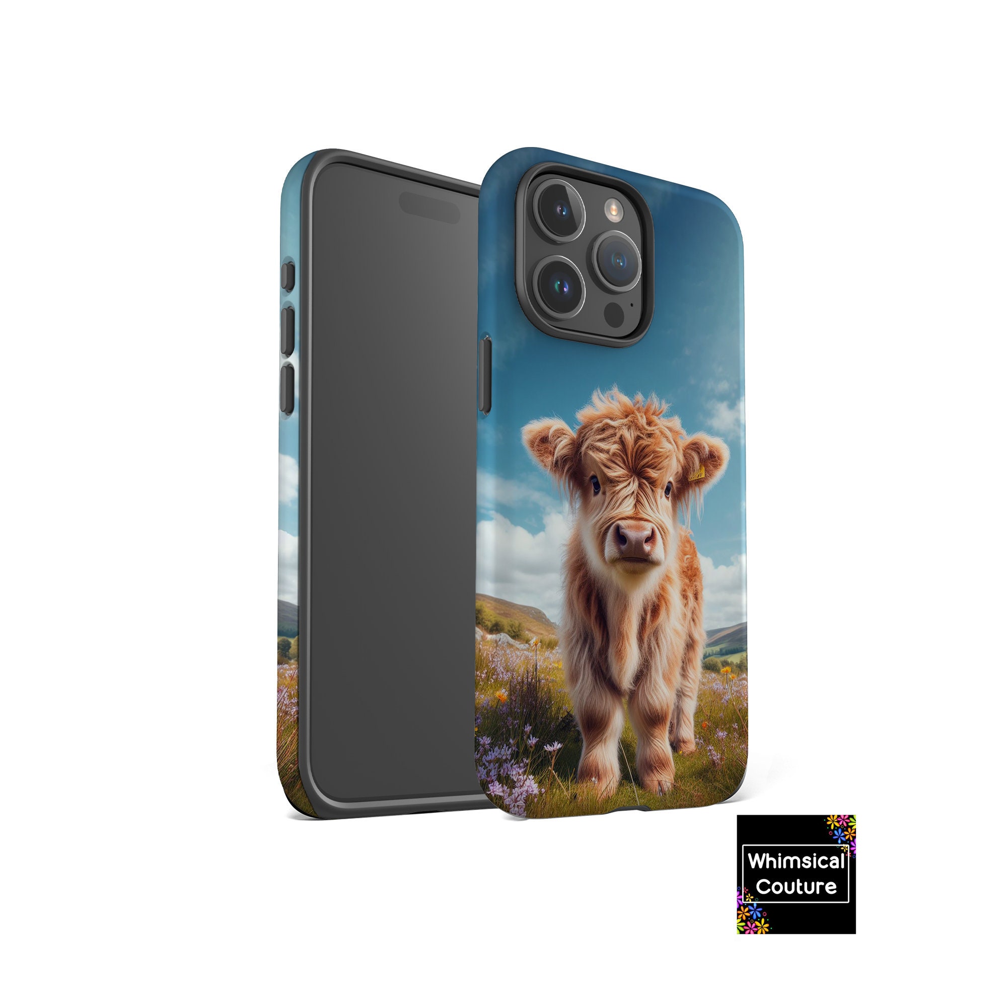 Highland Cow Phone Case iPhone 14 13 12 Mini Case iPhone 11 - Etsy