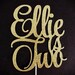 Personalized Two Cake Topper, Second Birthday Cake Topper, Two Cake ...