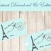 Editable-paris Favor Tags, Paris Theme Favor Tags, Bridal Shower Favor ...