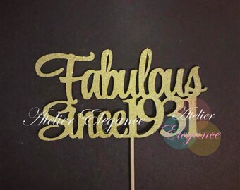 91st Birthday Cake Topper - Etsy