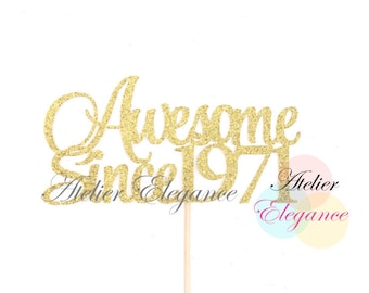 51st Birthday Cake Topper | Etsy