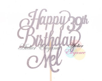 39th Birthday Cake | Etsy