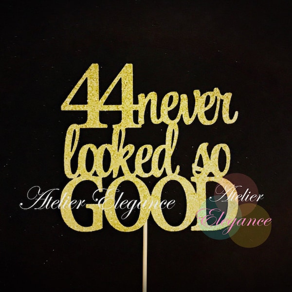 Glitter Cake Topper - Etsy