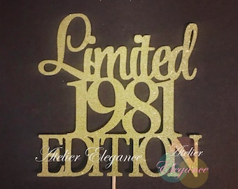 41 Cake Topper - Etsy