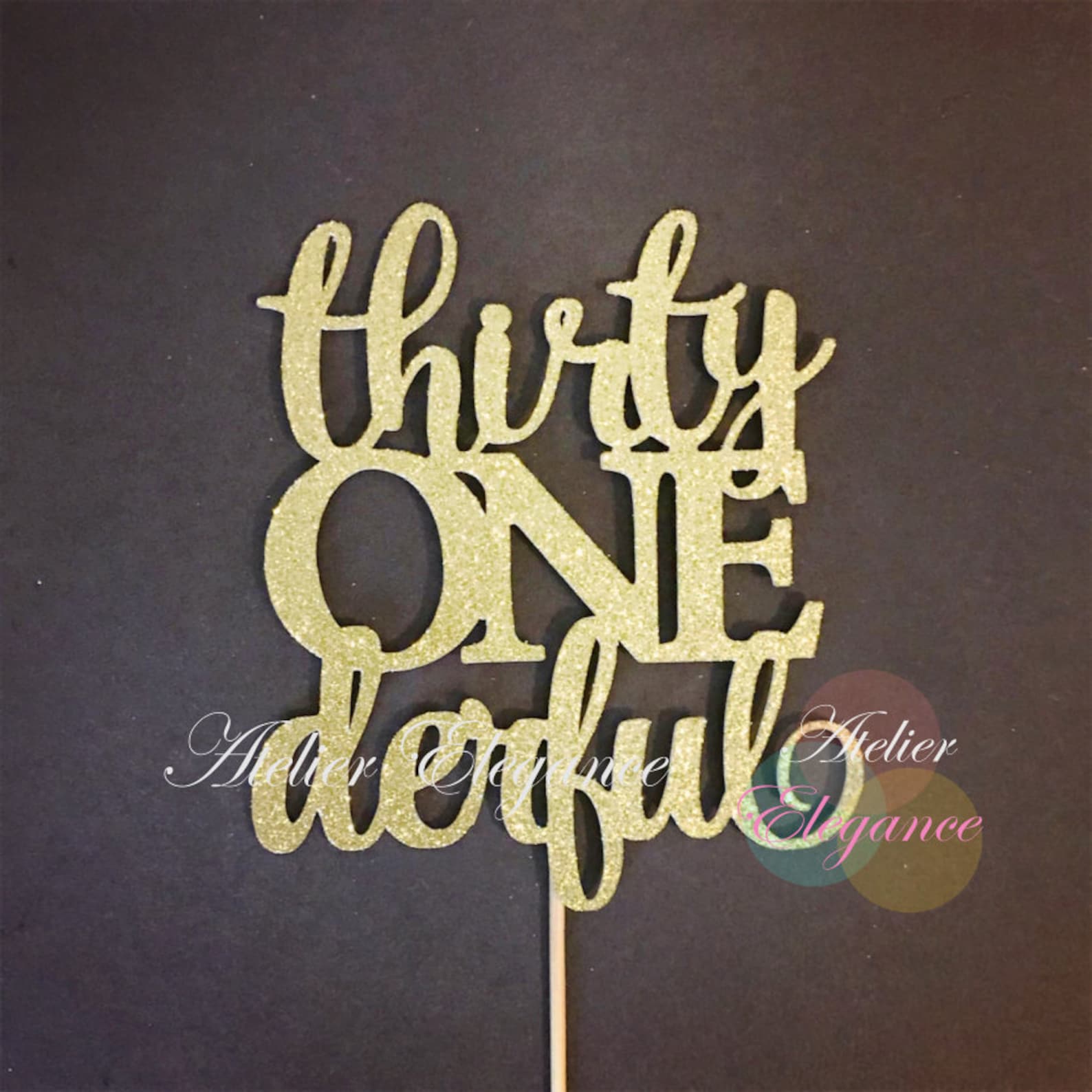 Thirty ONEderful Cake Topper Thirty onederful Cake Topper | Etsy