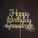 Happy Birthday Grandma Cake Topper, Mother Birthday Cake Topper ...