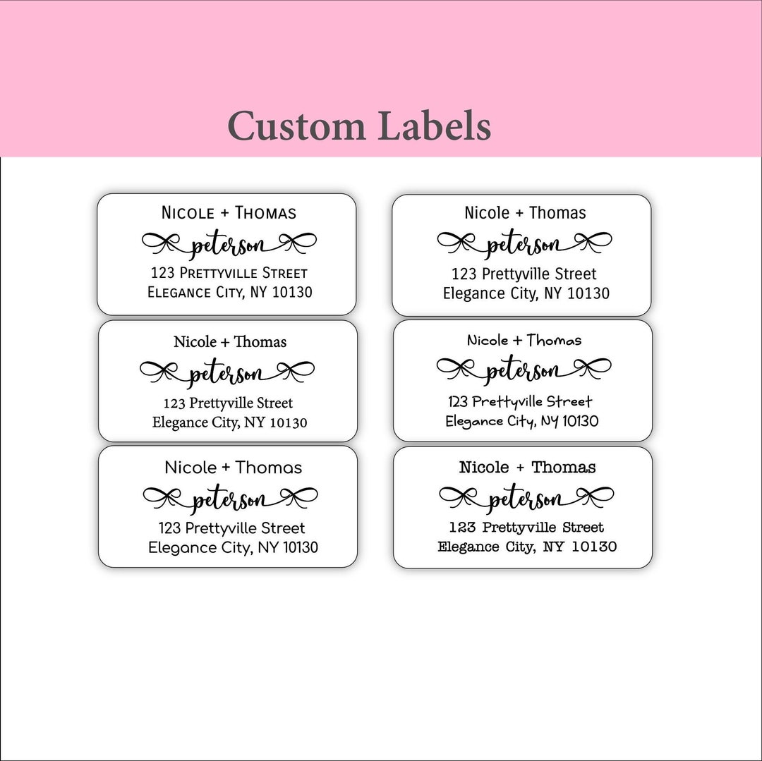 Address Label, Envelope Labels, Custom Label, Return Address Label ...