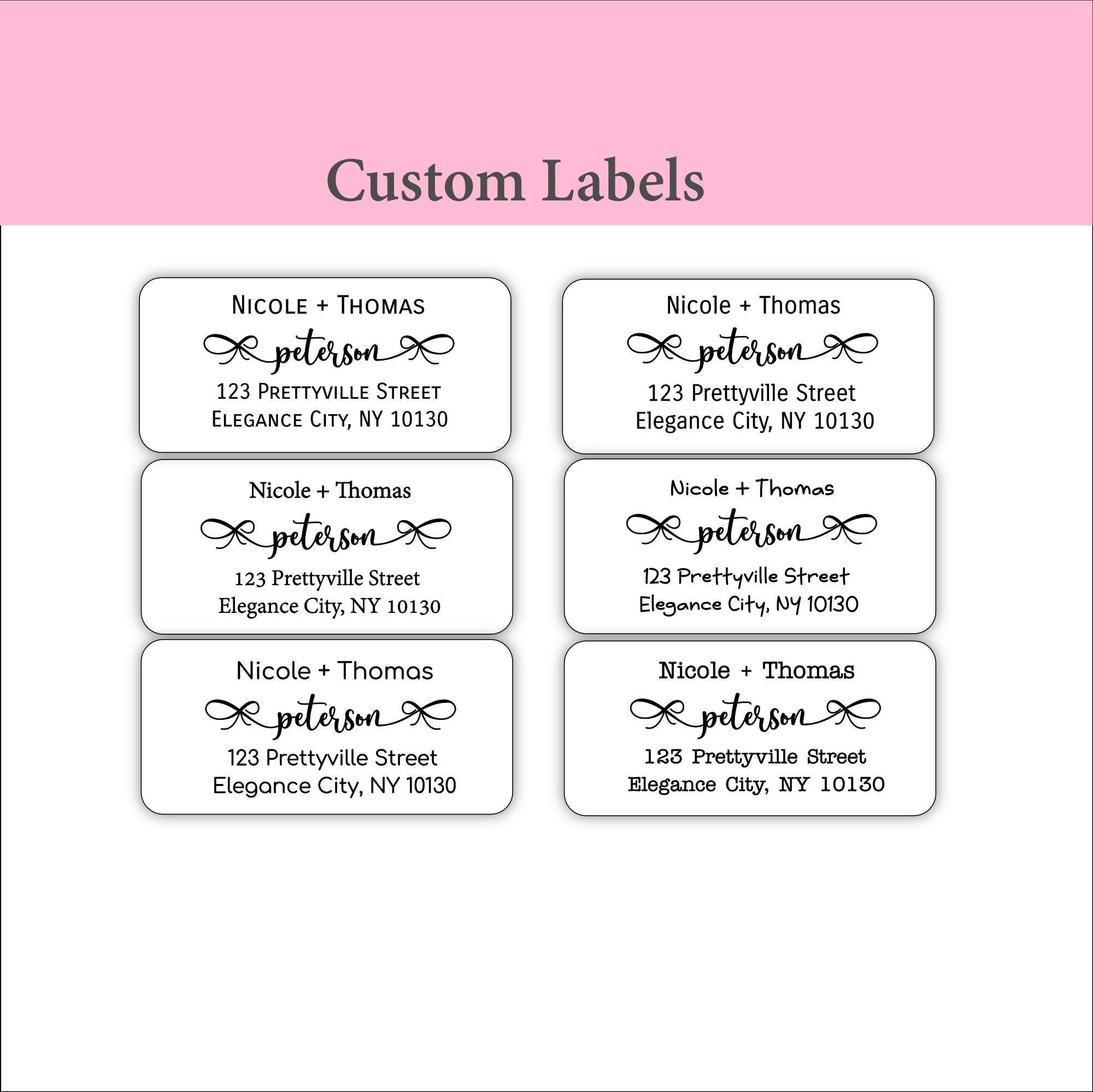 Address Label, Envelope Labels, Custom Label, Return Address Label ...