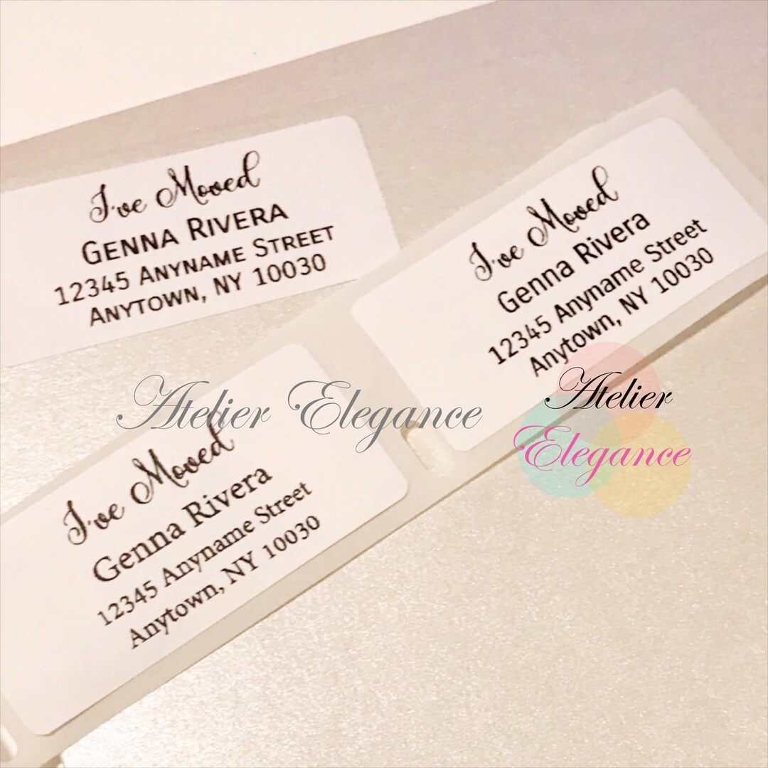 I've Moved Labels, New Address Label, Return Address Label, Envelope ...