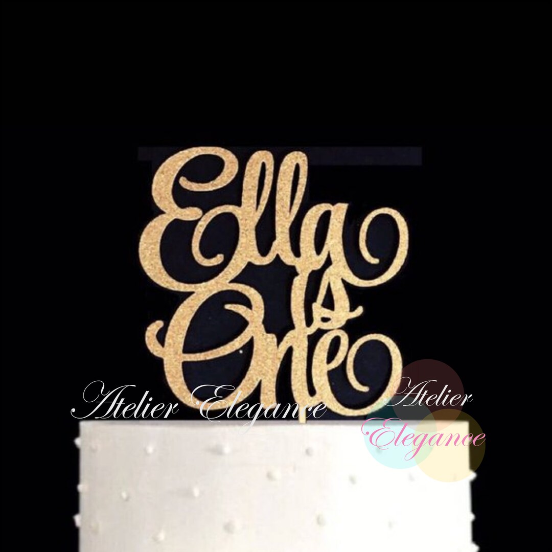 Personalized One Cake Topper, First Birthday Cake Topper, One Cake ...