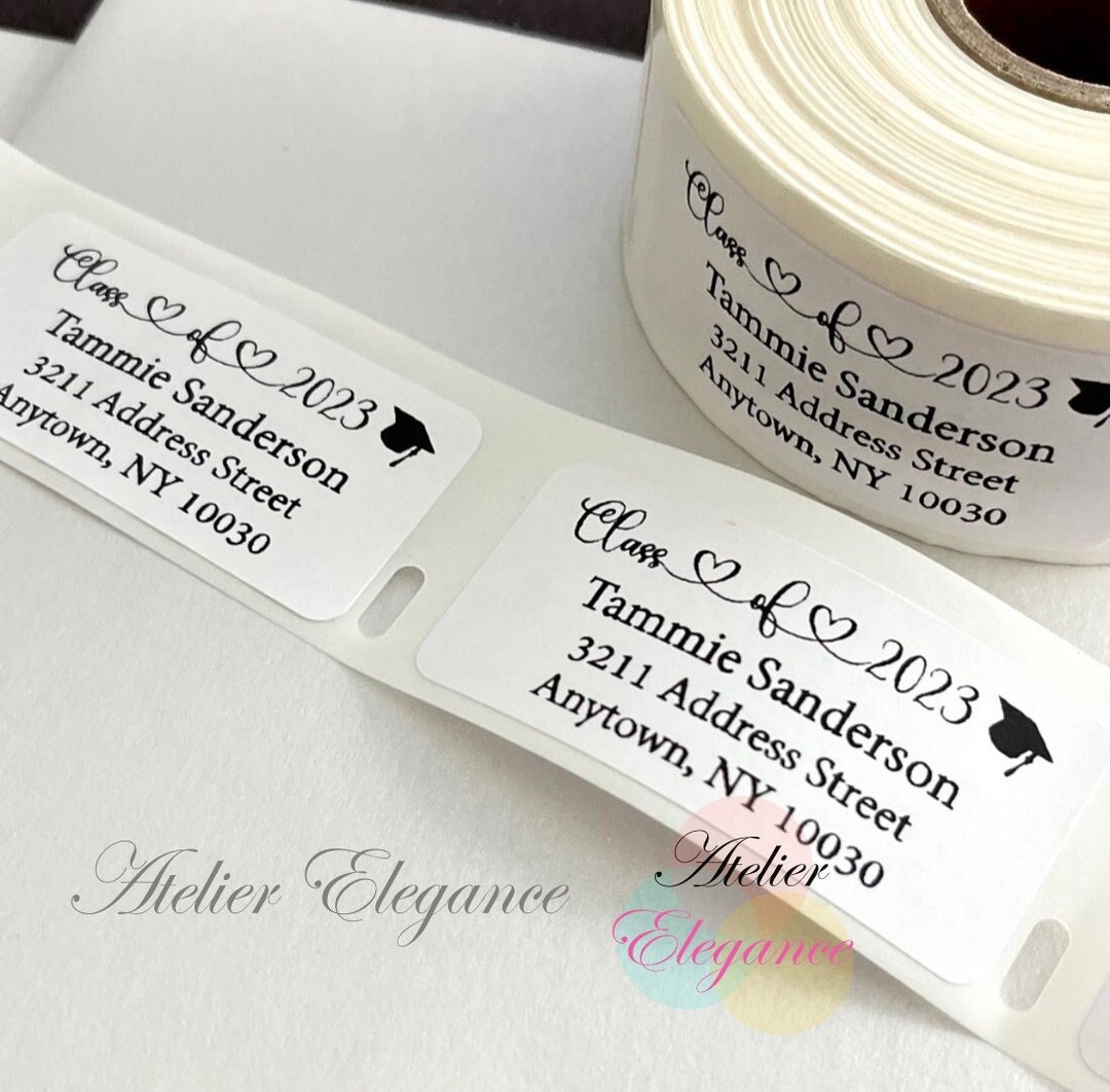 Class of 2023 Labels, Grad 2023 Address Label, Return Address Label ...