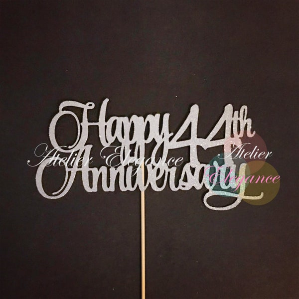 Happy Anniversary 44th - Etsy