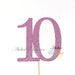 10 Cake Topper Ten Cake Topper Tenth Birthday Cake Topper - Etsy Canada