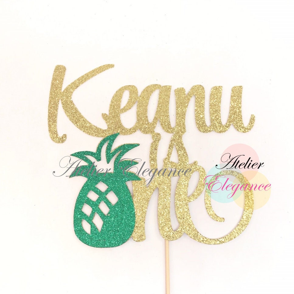 Personalized One Cake Topper One Cake Topper Aloha One Cake - Etsy