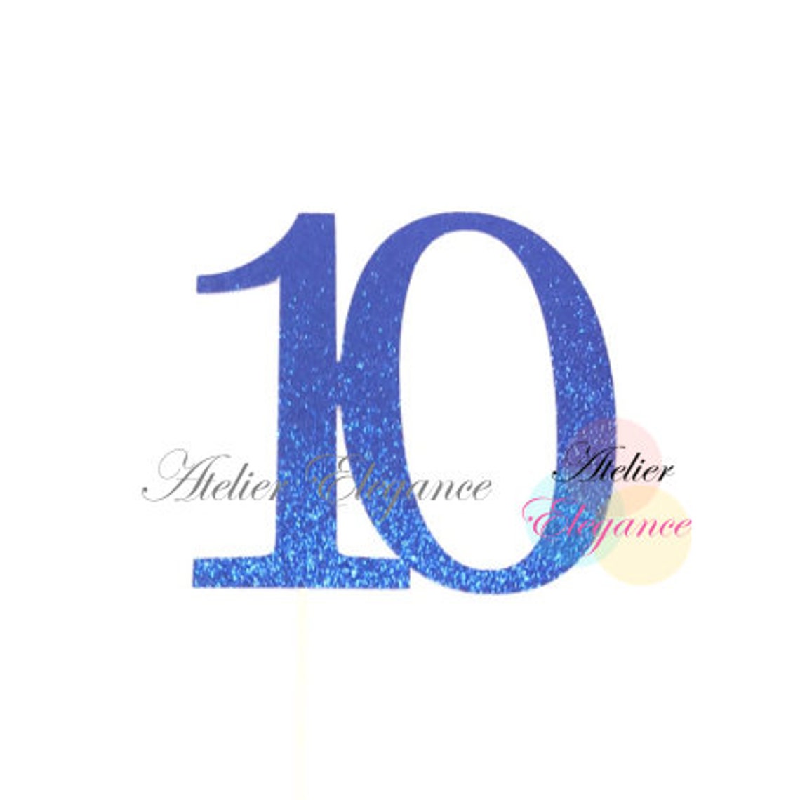 10 Cake Topper Ten Cake Topper Tenth Birthday Cake Topper - Etsy Canada