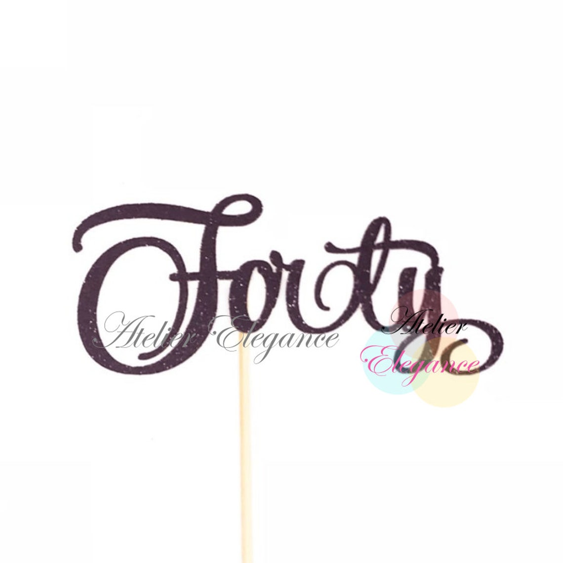 40 Birthday Topper Forty Cake Topper 40 Cake Topper 40th - Etsy Canada