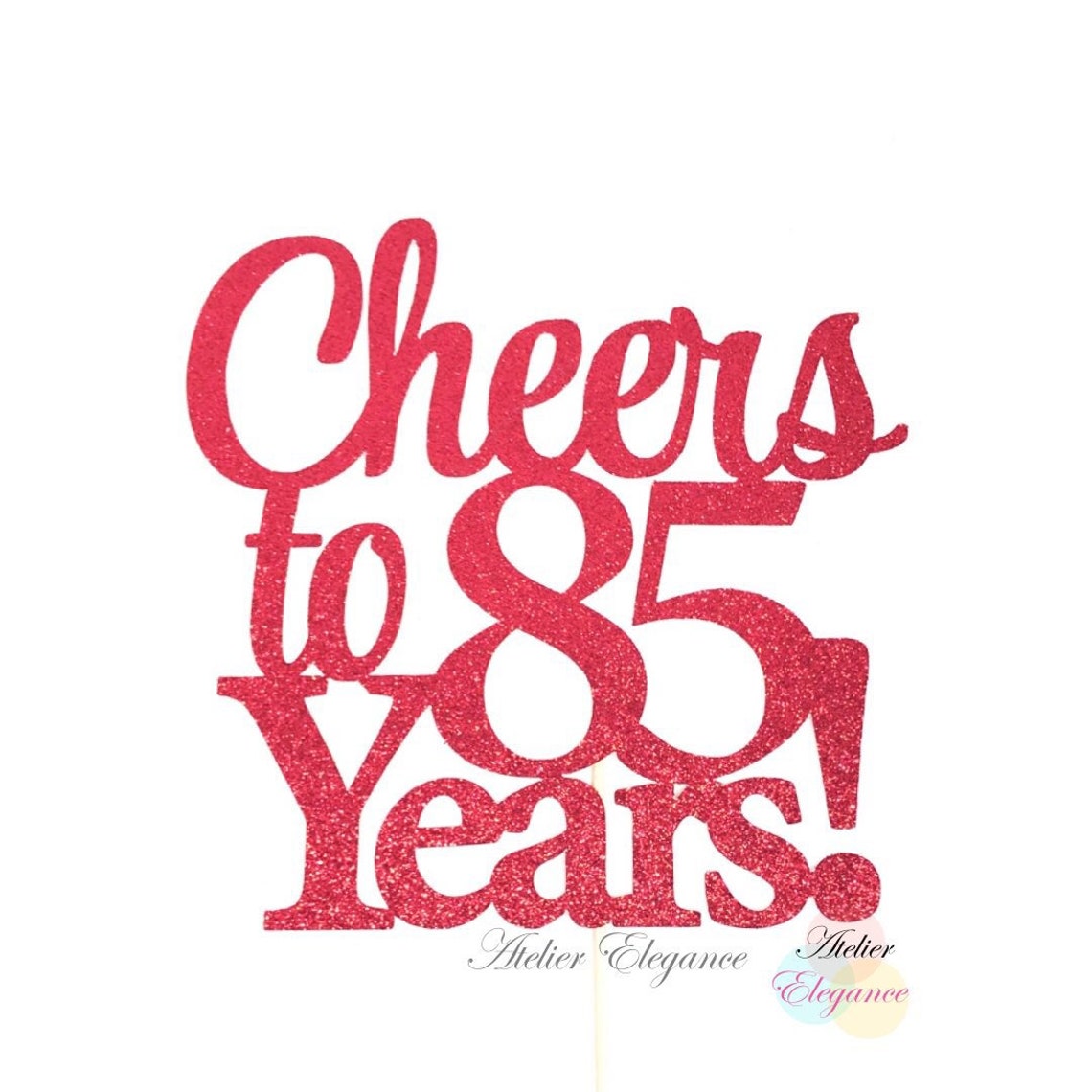 85th Birthday Cake Topper Cheers to 85 Years Cake Topper - Etsy Canada