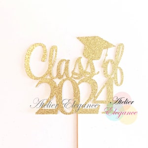 Class of 2024 Cake Topper, Graduation Cake Topper, Happy Graduation ...