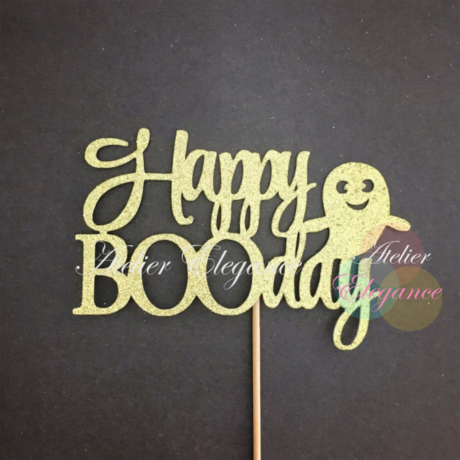 Happy BOOday Cake Topper Halloween Birthday Cake Topper Fall | Etsy