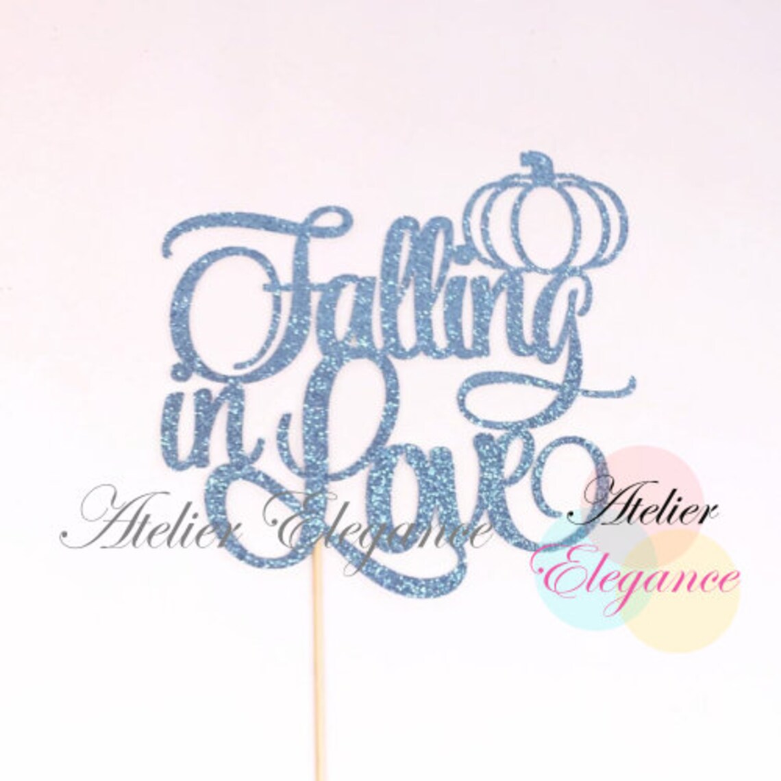 Falling in Love Cake Topper, Falling in Love Bridal Shower, Bride to Be ...