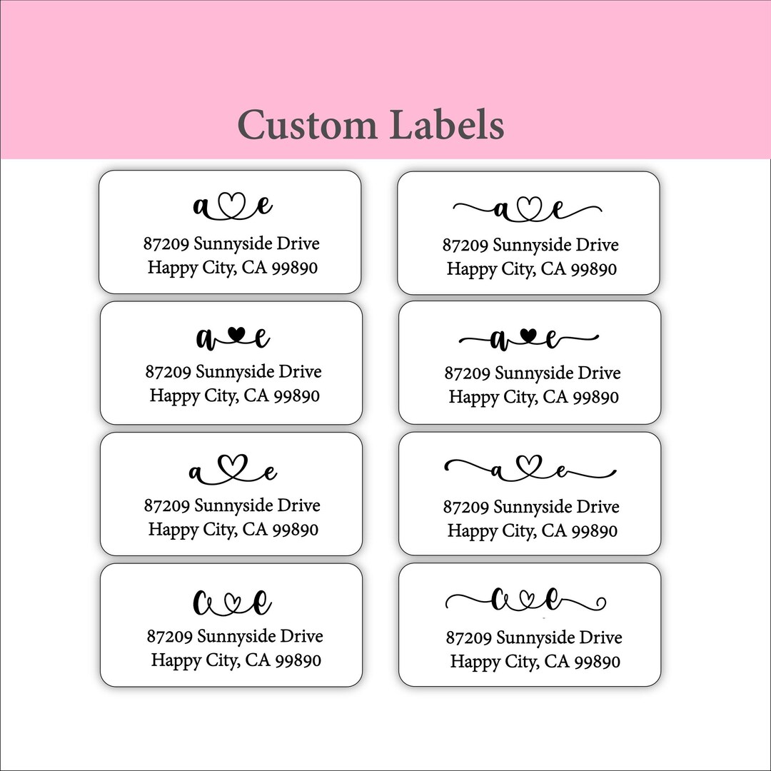Address Label, Envelope Labels, Return Address Label, Custom Label ...