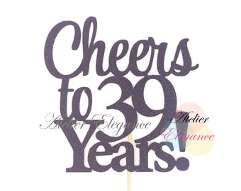 39th Birthday Cake - Etsy