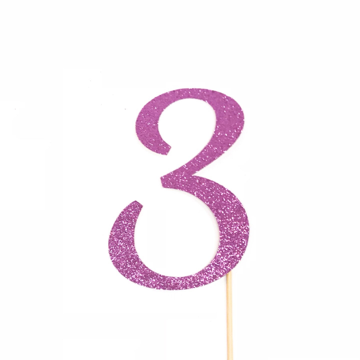 Lots Colors 3 Cake Topper Three Cake Topper Third Birthday - Etsy India