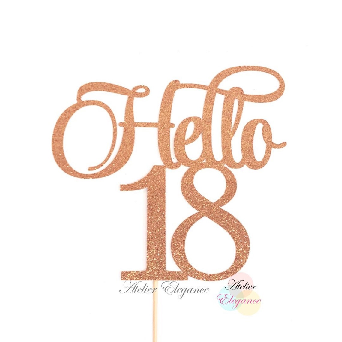 Hello 18 Cake Topper 18th Birthday Cake Topper 18th Birthday - Etsy